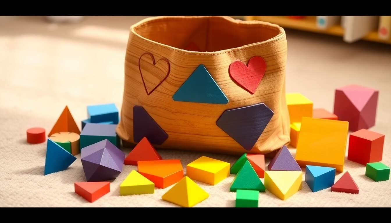 Découverte du matériel Montessori : formes géométriques